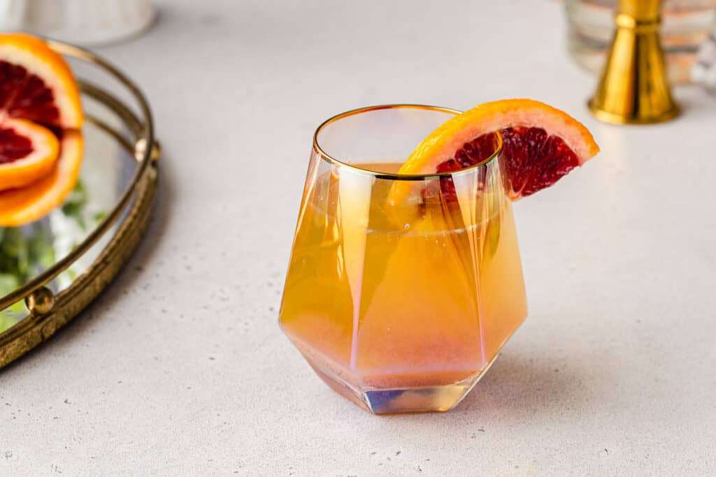Easy Rum Mango Cocktail with Orange Blossom