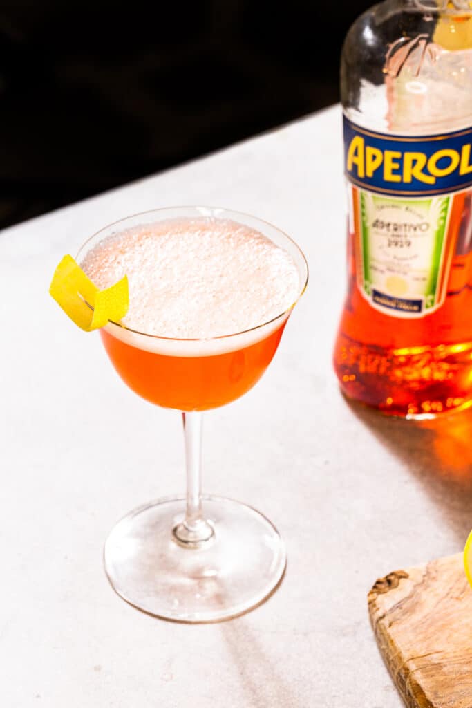 Aperol Sour Cocktail