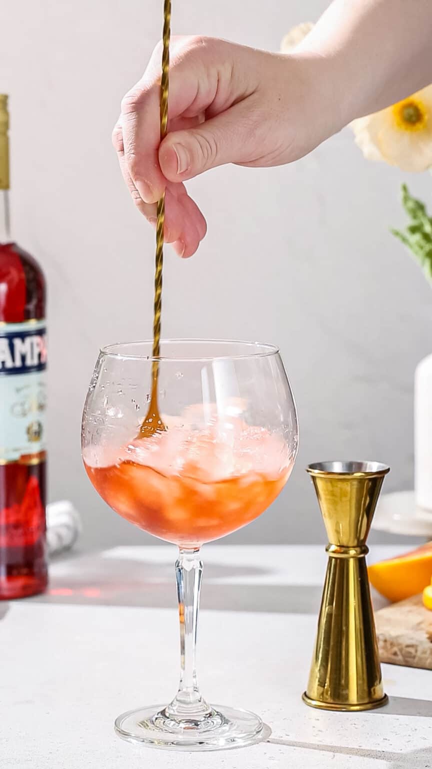 Negroni Spritz Cocktail