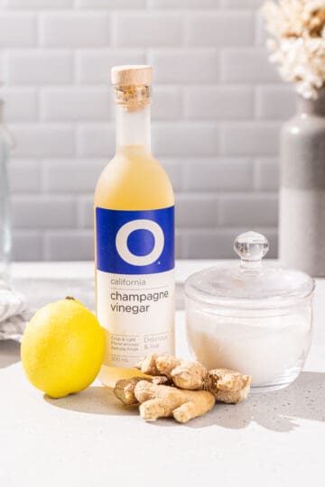 Ginger Shrub Recipe with Lemon