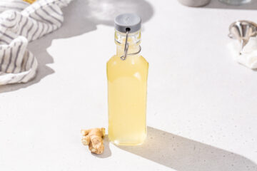 Ginger Shrub Recipe with Lemon