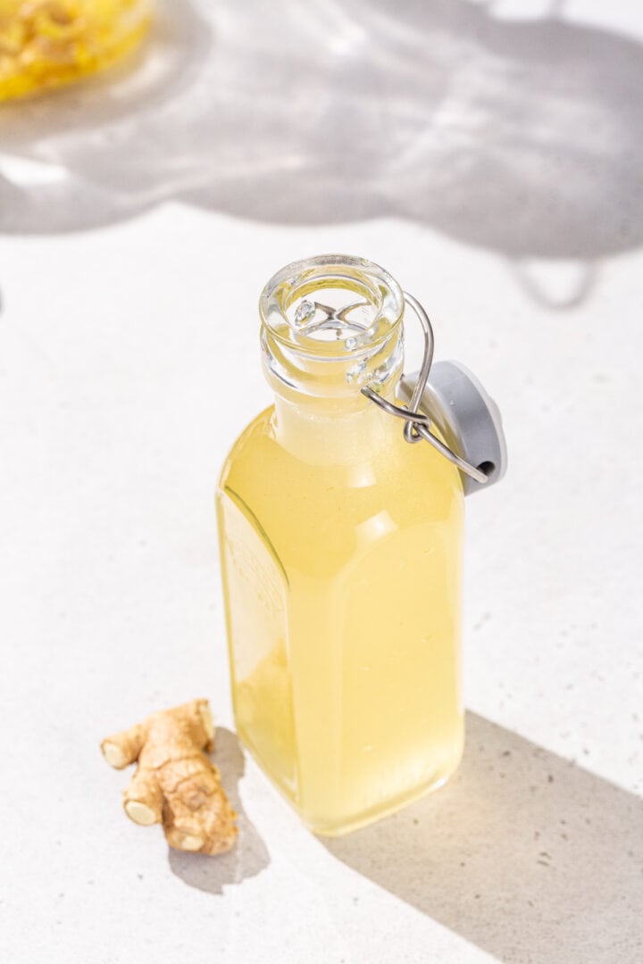 Ginger Shrub Recipe with Lemon