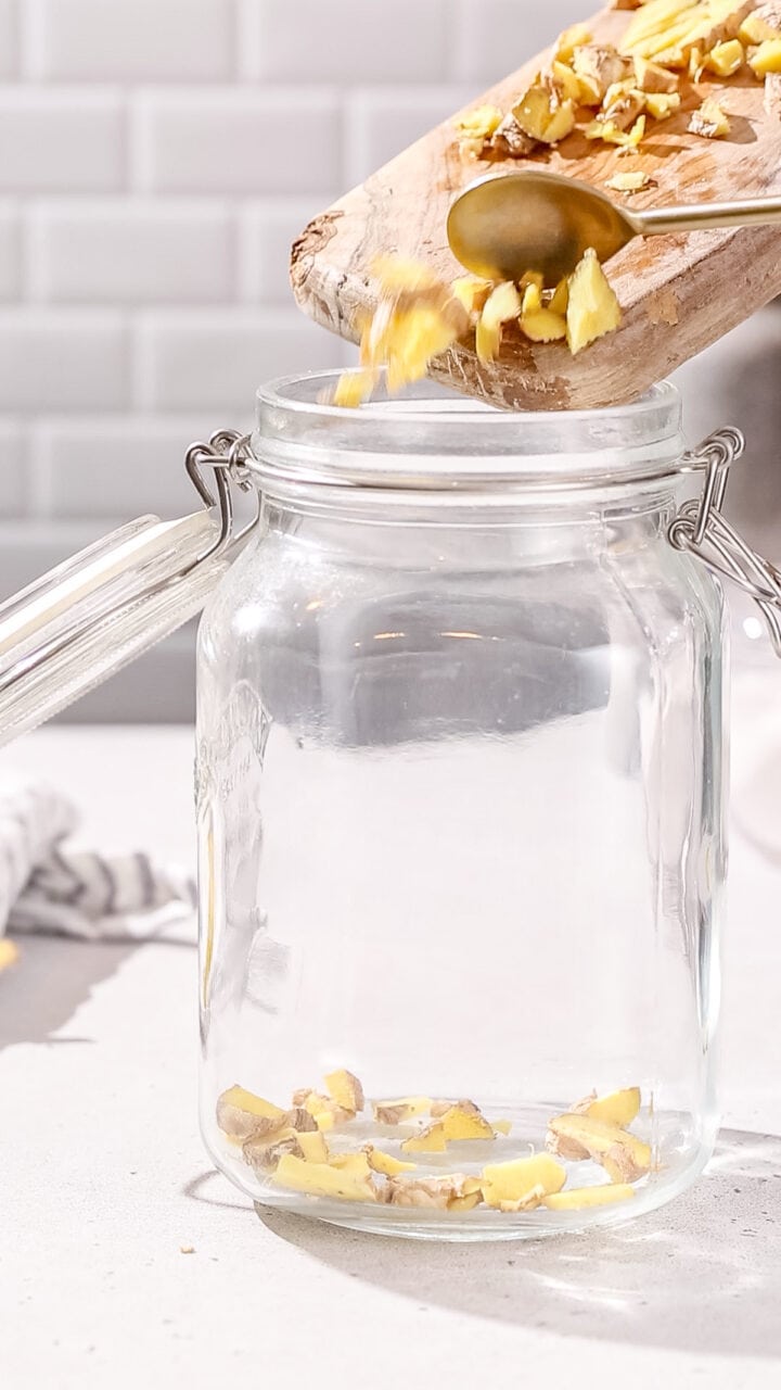 Ginger Shrub Recipe with Lemon