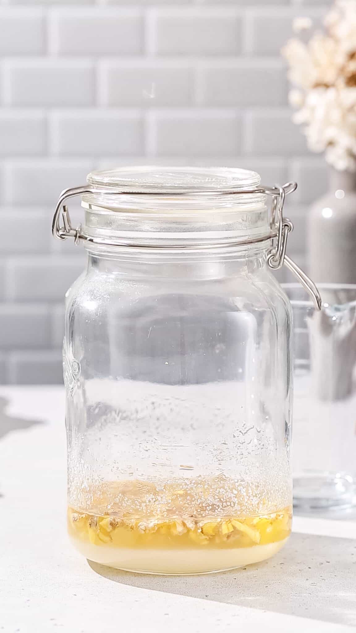 Ginger Shrub Recipe with Lemon