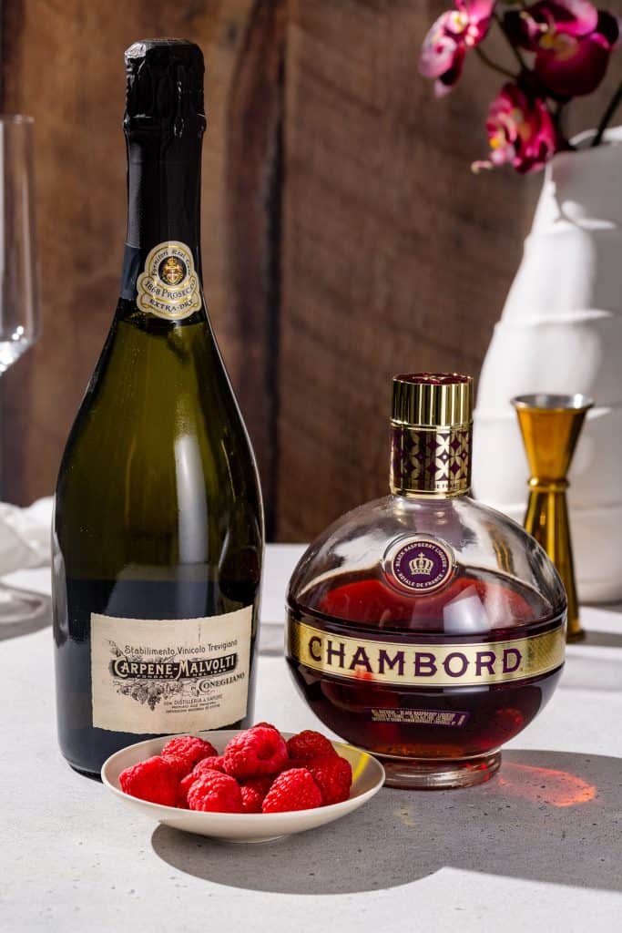 Kir Imperial - Raspberry and Champagne
