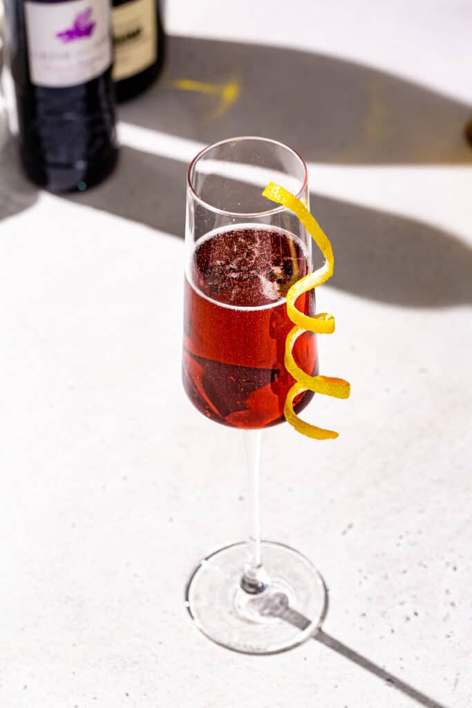 Kir Royale - Champagne and Blackcurrant Cocktail