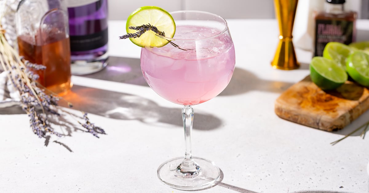 Lavender Lime Gin Spritz