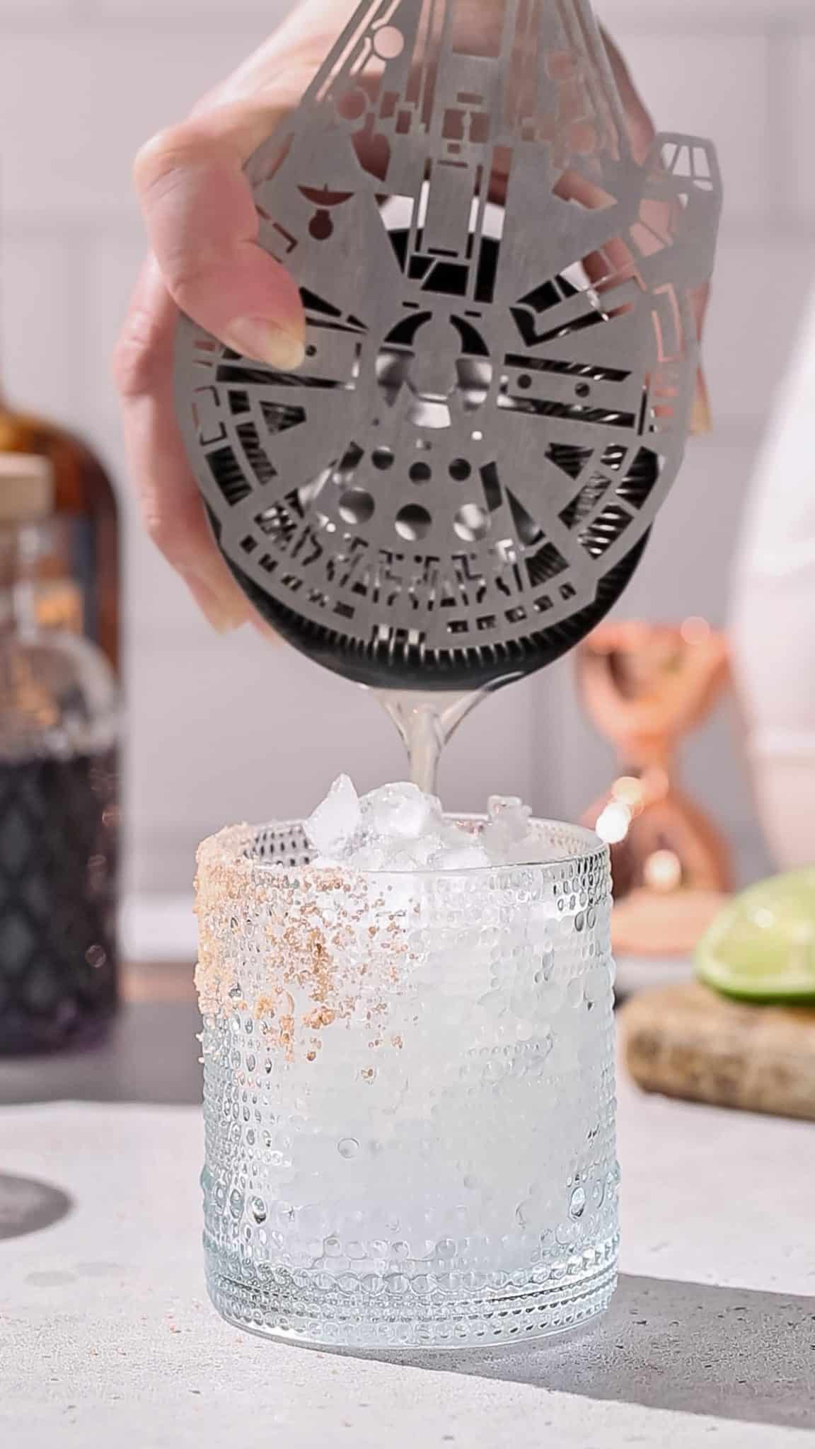 Galaxy Margarita Recipe with Color Changing Butterfly Pea Tequila