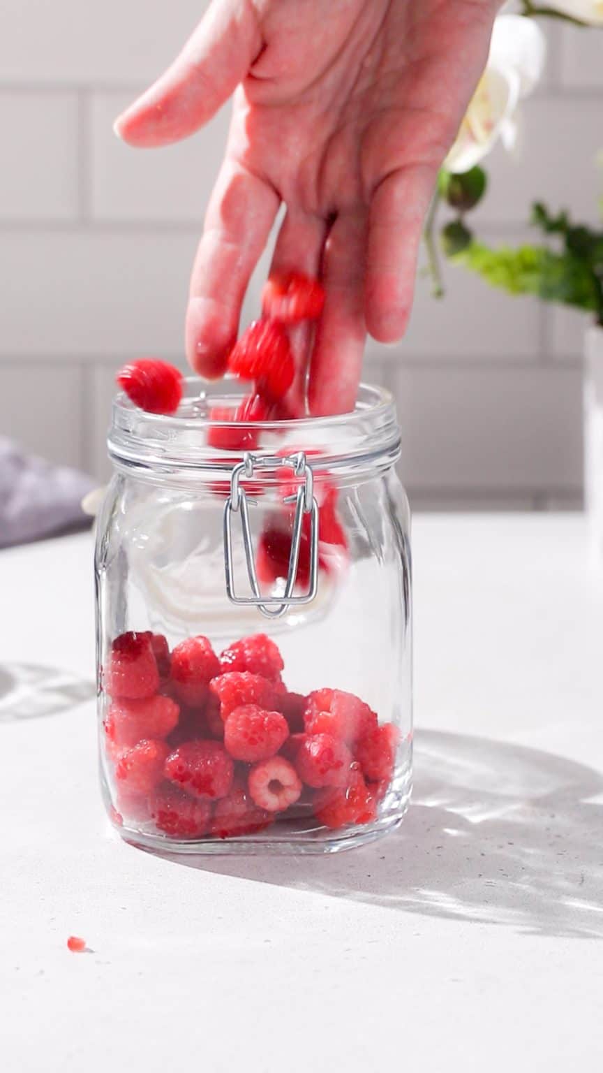 Raspberry Syrup for Cocktails