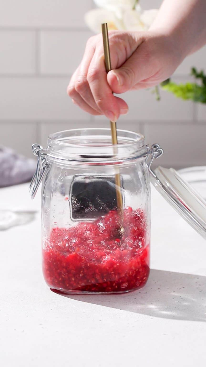 Raspberry Syrup for Cocktails