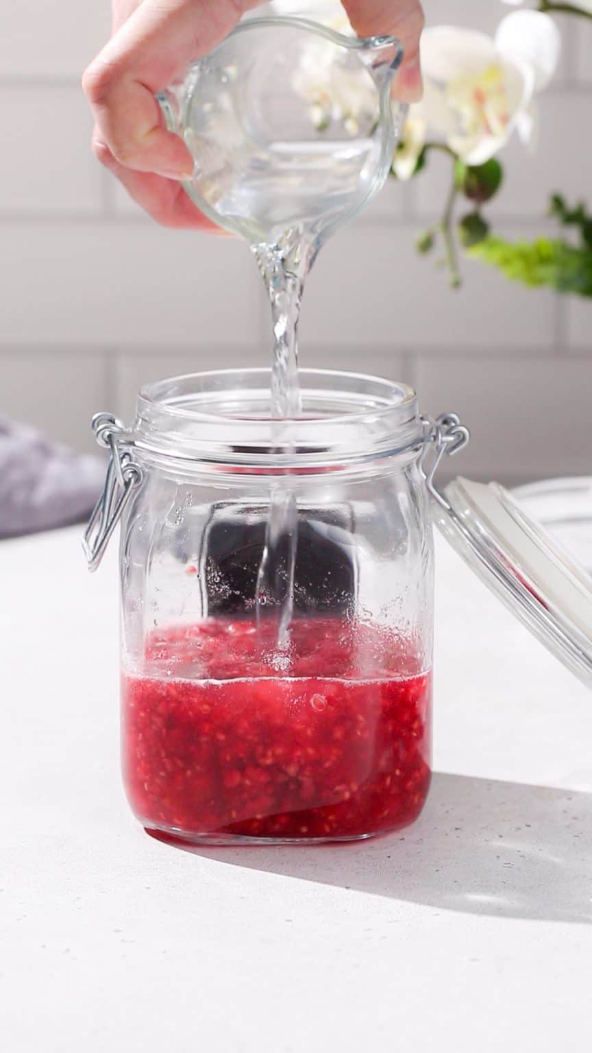 Raspberry Syrup for Cocktails