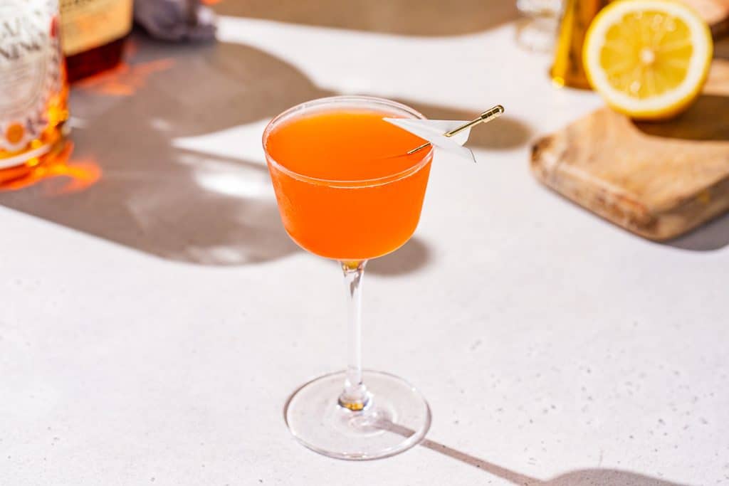 Paper Plane Cocktail - Easy Four-Ingredient Bourbon Cocktail
