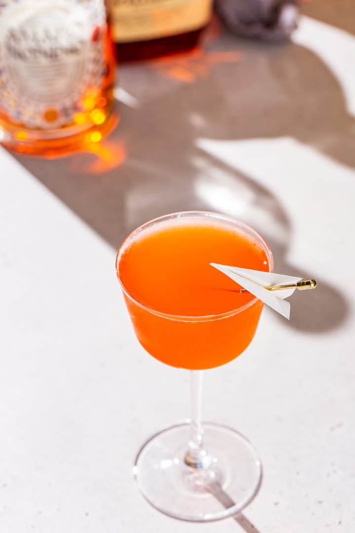 Paper Plane Cocktail - Easy Four-Ingredient Bourbon Cocktail