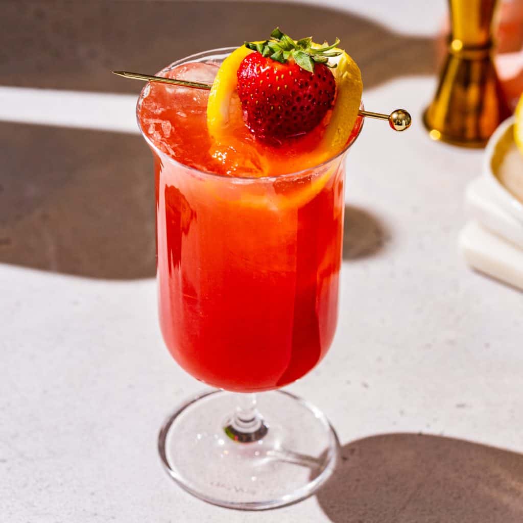 Strawberry Smash Mocktail