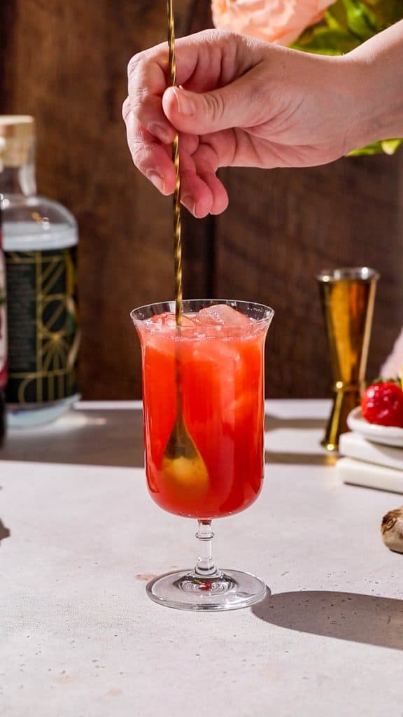 Strawberry Smash Mocktail
