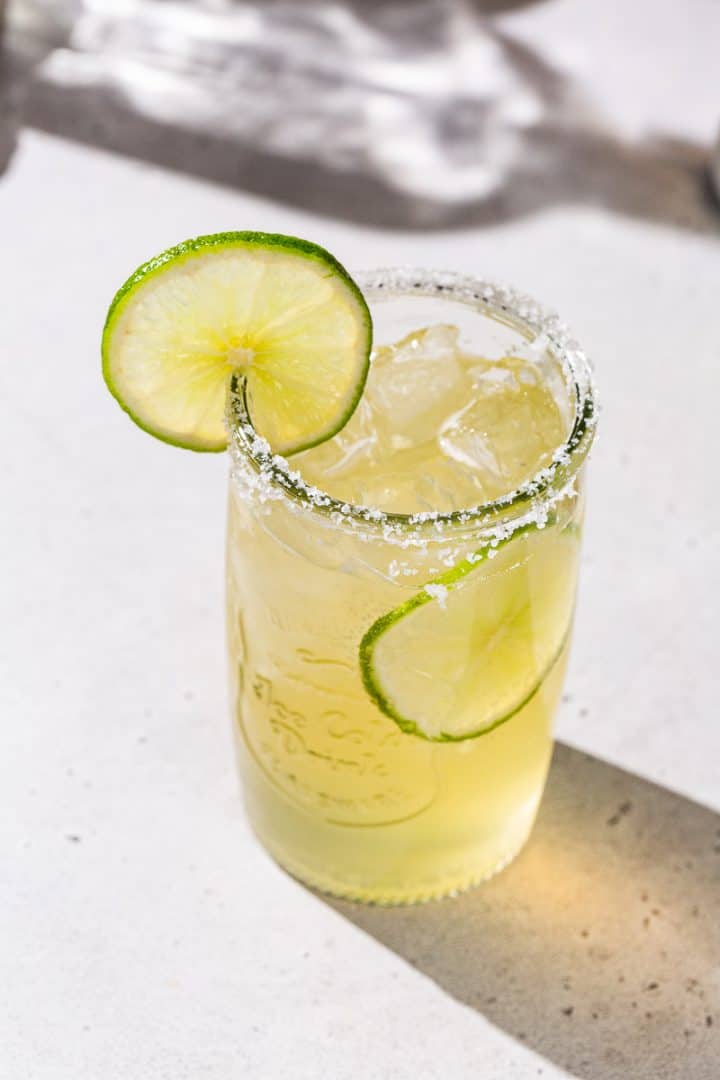 Beer Margarita - crisp tequila cocktail with lager style beer